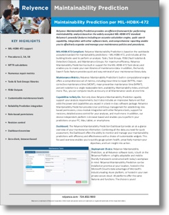 Relyence Maintainability Prediction Best-in-Class Software