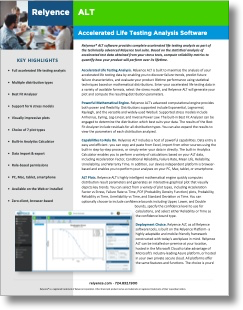 ALT Analysis Software – Complete Accelerated Life Testing Analysis