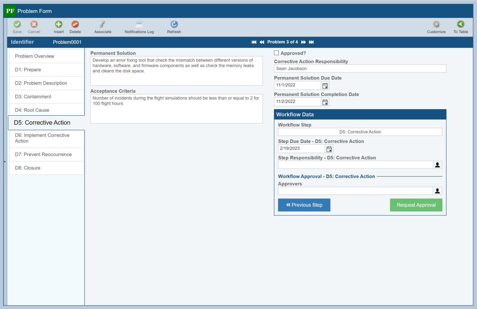 FRACAS and Corrective Action CAPA Software per 8D, DMAIC, & PDCA