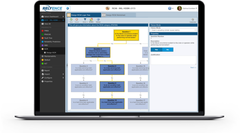 RCM Software – Reliability Centered Maintenance Analysis