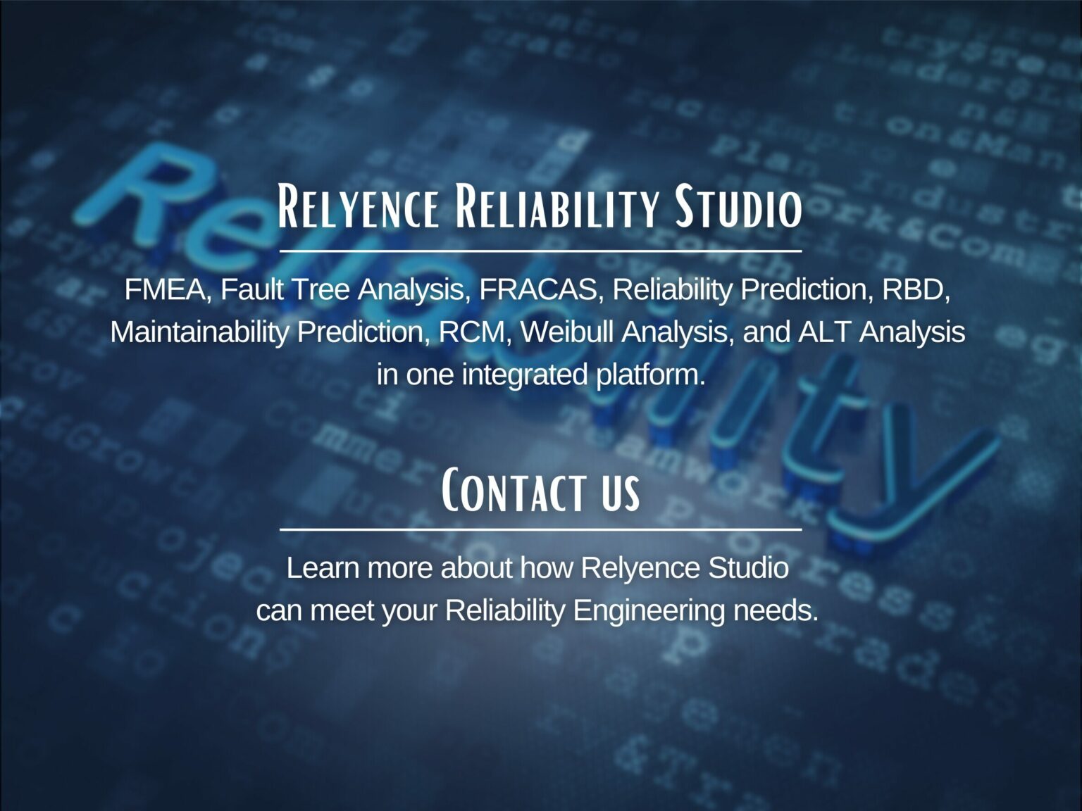 What is Reliability Engineering